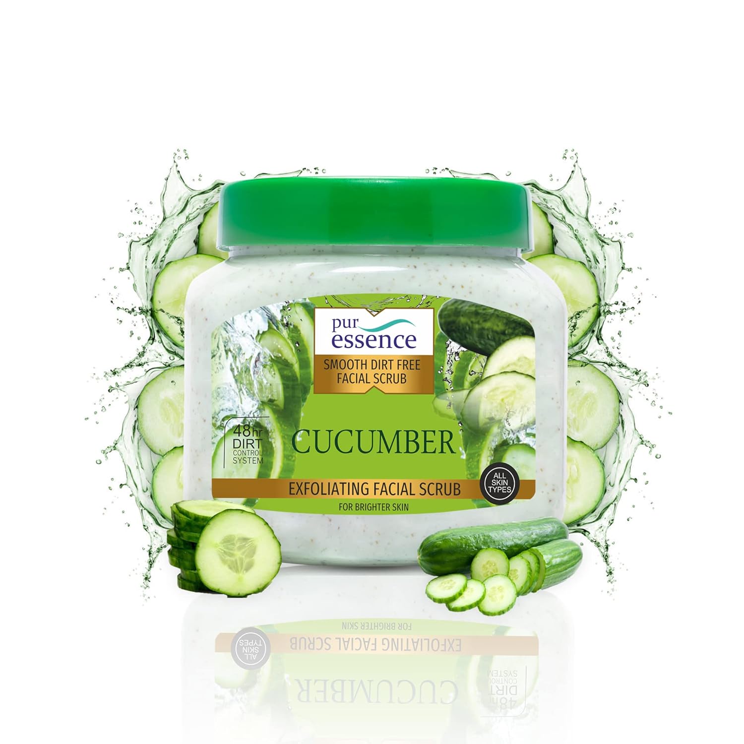 Buy PUR ESSENCE CUCUMBER FACE SCRUB (500GM) Online at Low Prices in ...