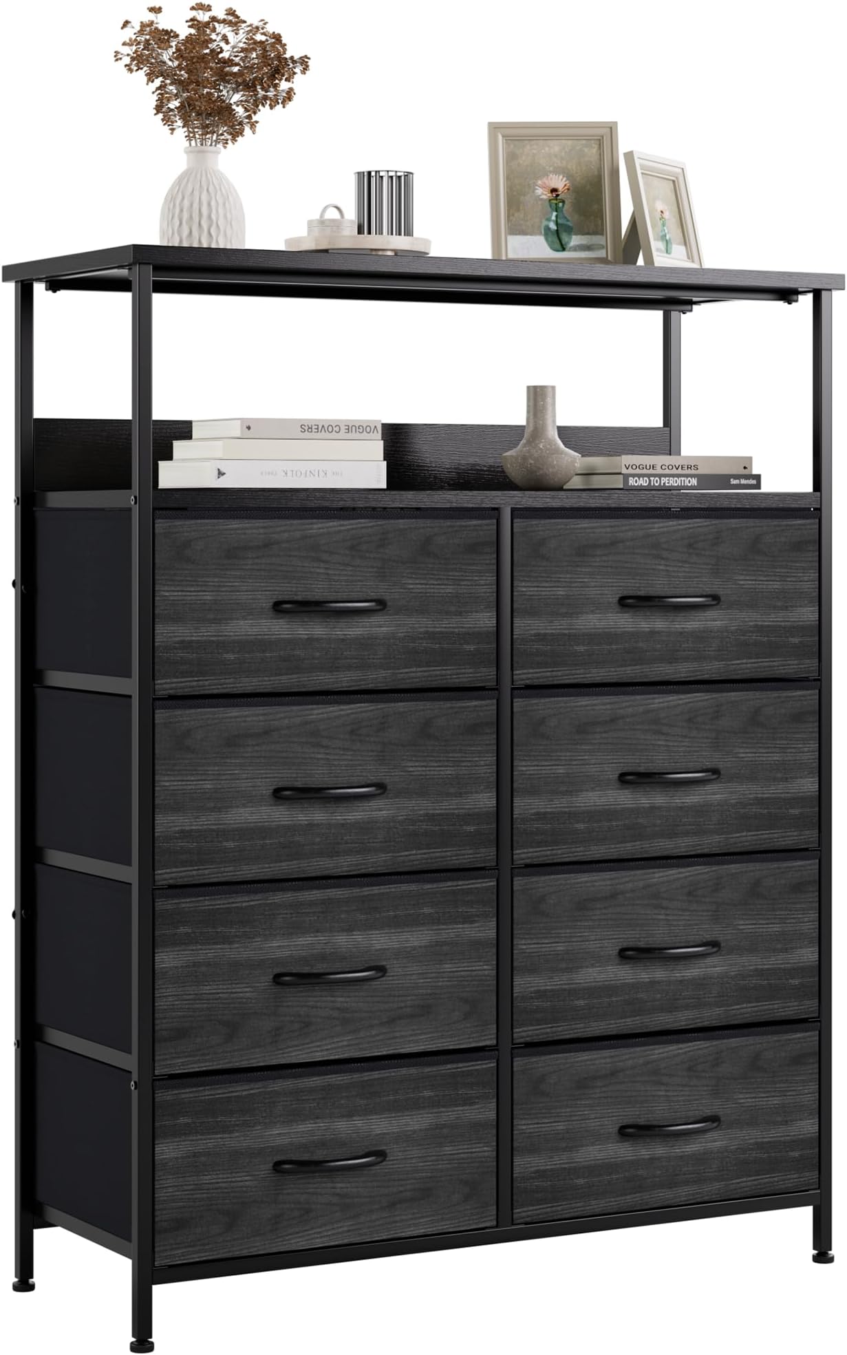 Nicehill Chest of Drawers, Dresser for Bedroom with 8 Drawers, Tall ...
