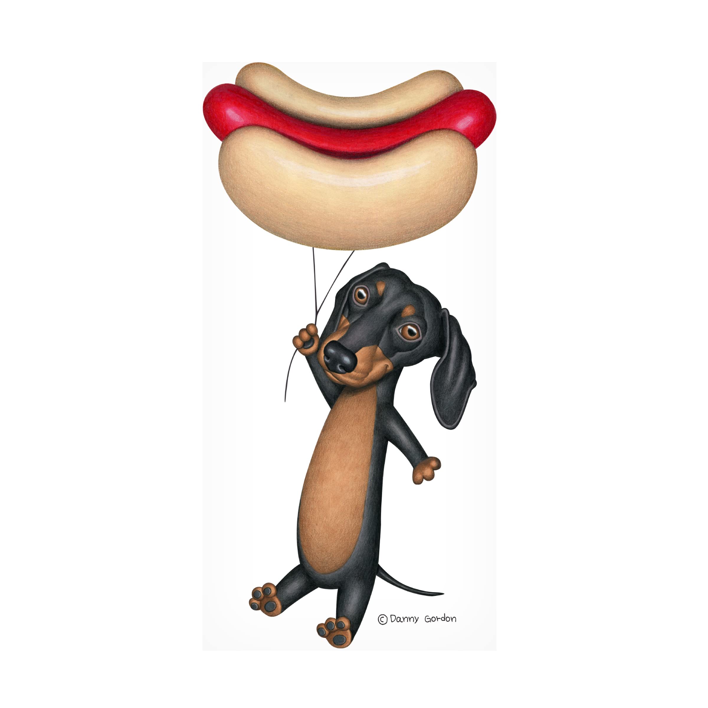 Wiener Dog Puppy In Hotdog Bun