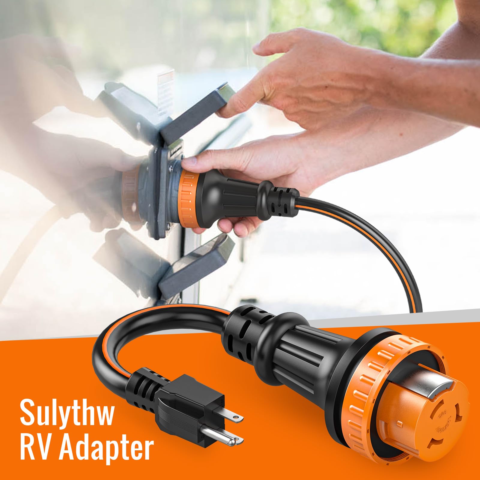 Snapklik.com : Sulythw 50 Amp To 15 Amp 110V RV Adapter Plug 15 Amp ...