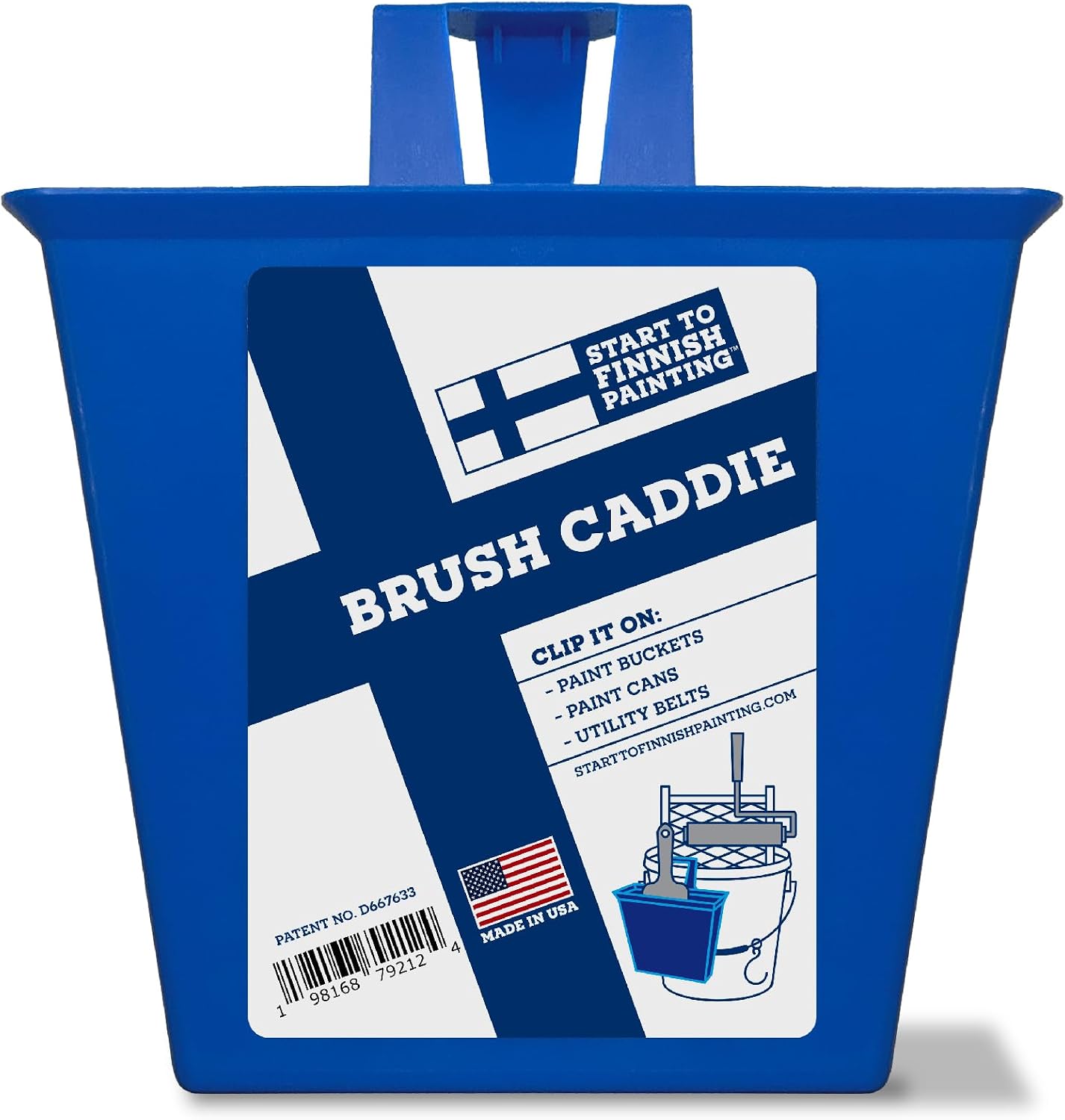 Amazon.com: Brush Caddie – Paint Brush Holder – a durable brush caddy ...