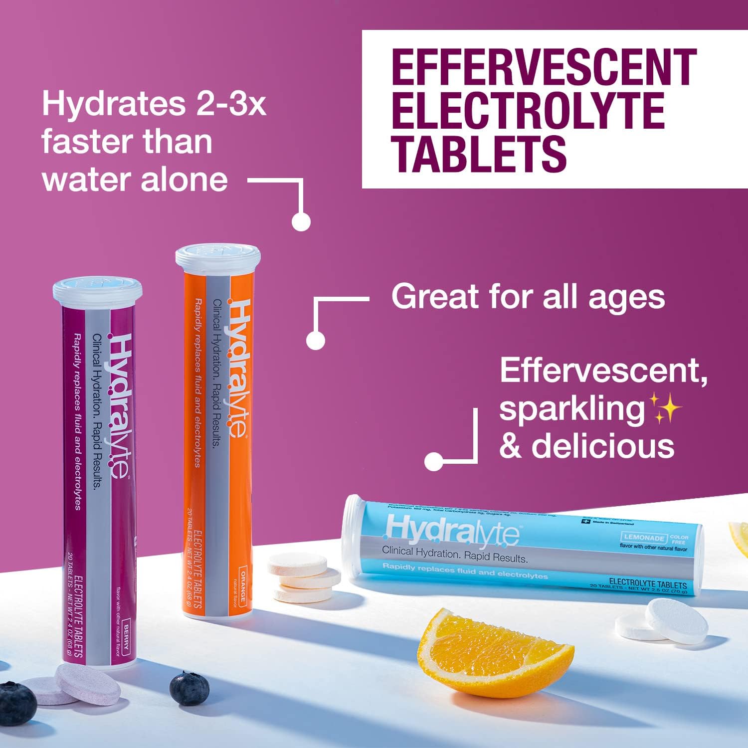 Hydralyte Electrolyte Tablets - Lemonade Flavor, 20 Nepal | Ubuy