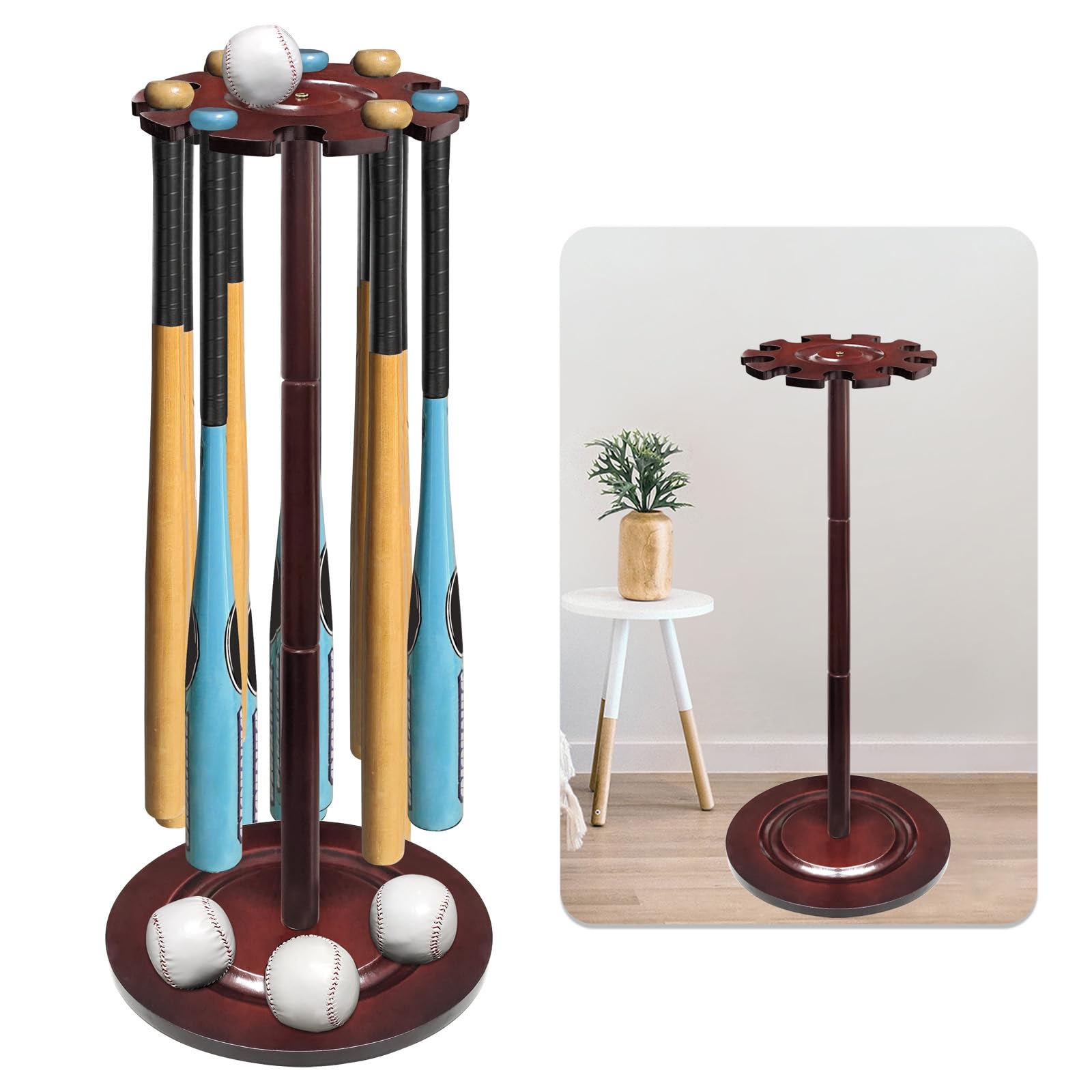 Snapklik.com : Baseball Bat Storage Organizer, Baseball Bat Holder ...