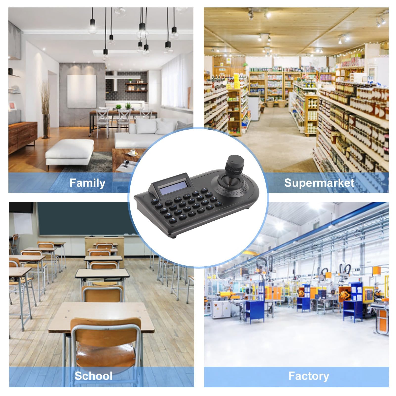 Snapklik.com : Hilitand LCD PTZ Camera Keyboard 3D PTZ Controller PTZ ...