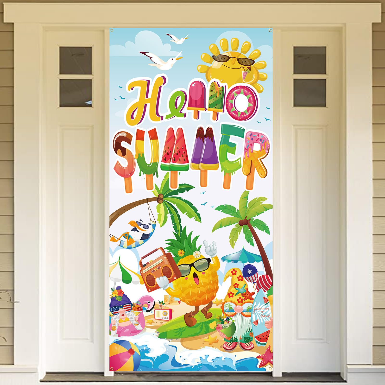 Classroom Door Decorations Summer Beach