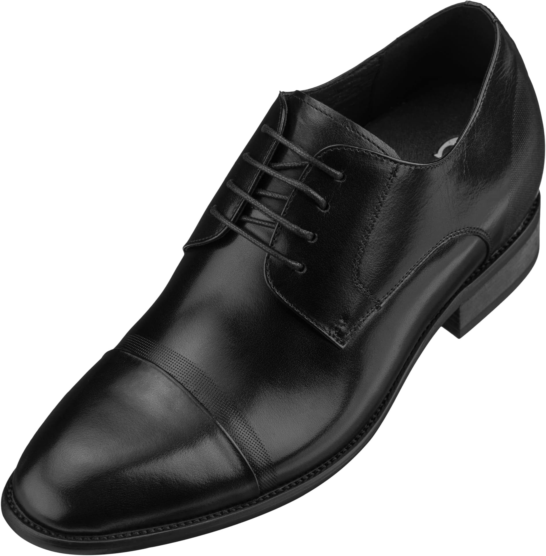 Amazon.com | CALTO Men's Invisible Height Increasing Elevator Shoes ...