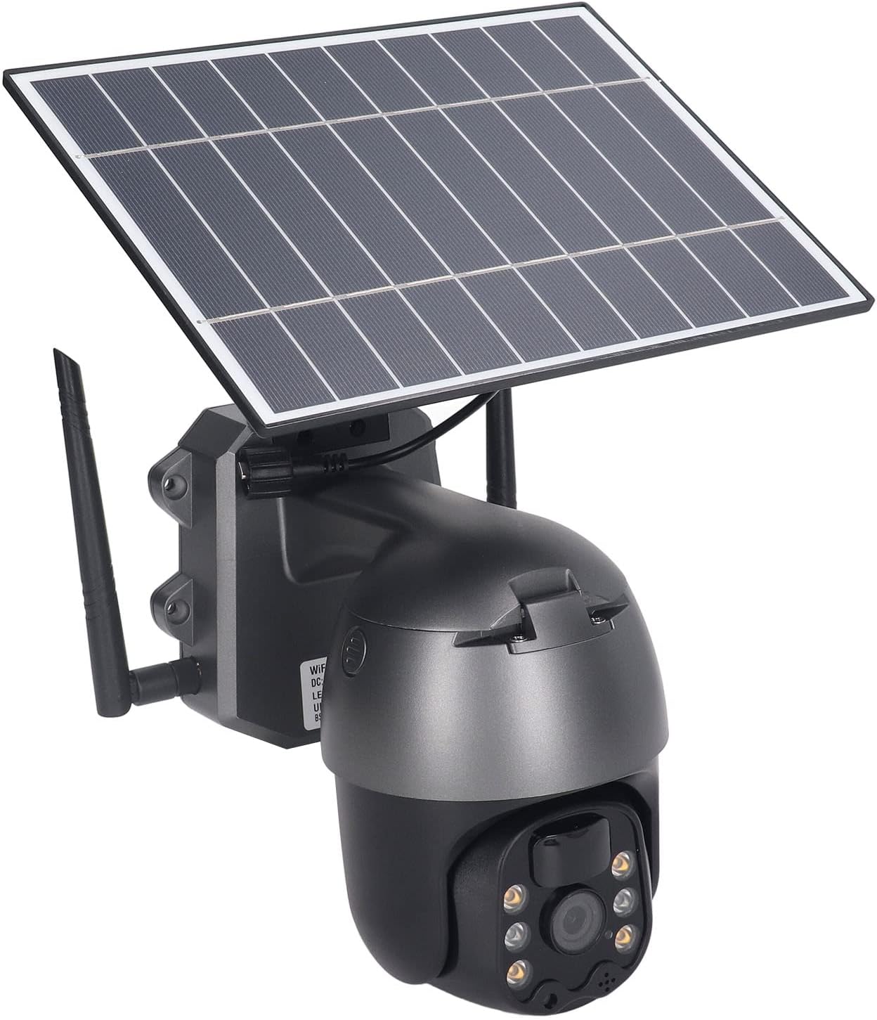 Night Solar Security Camera, IP65 ABS Monocrystalline Silicon Solar ...