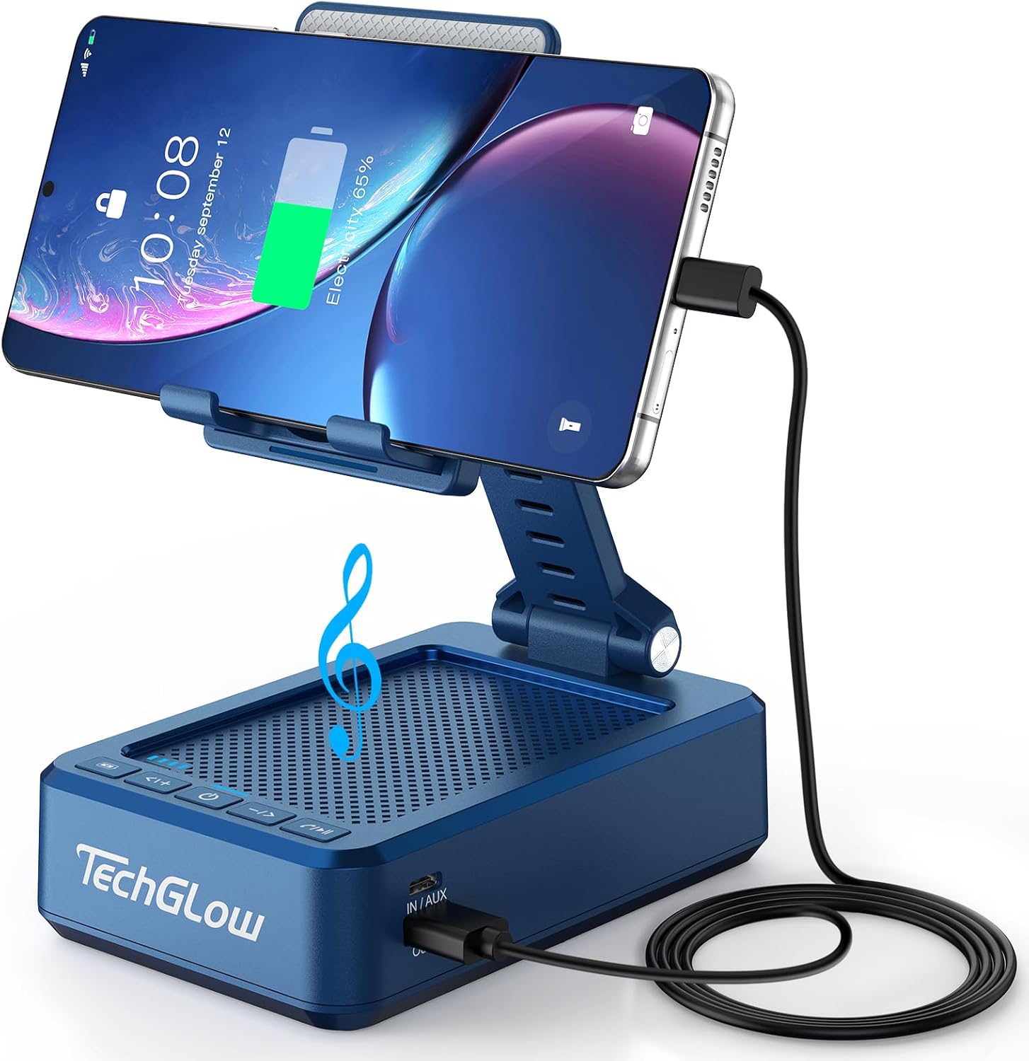 Amazon.com: TechGlow Gifts for Men Women Foldable Cellphone Stand with ...