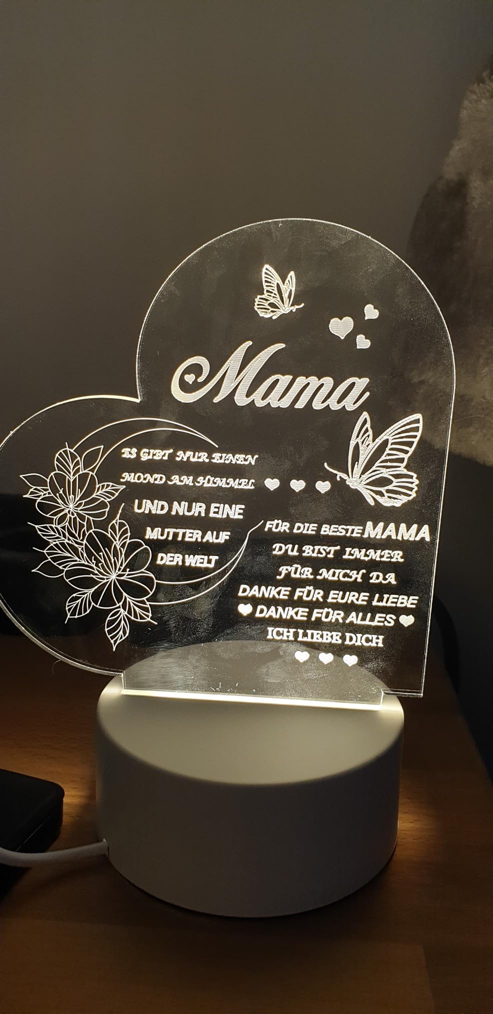 SPINNE LUCAS Muttertagsgeschenk für Mama von Tochter Sohn,Geschenke für ...