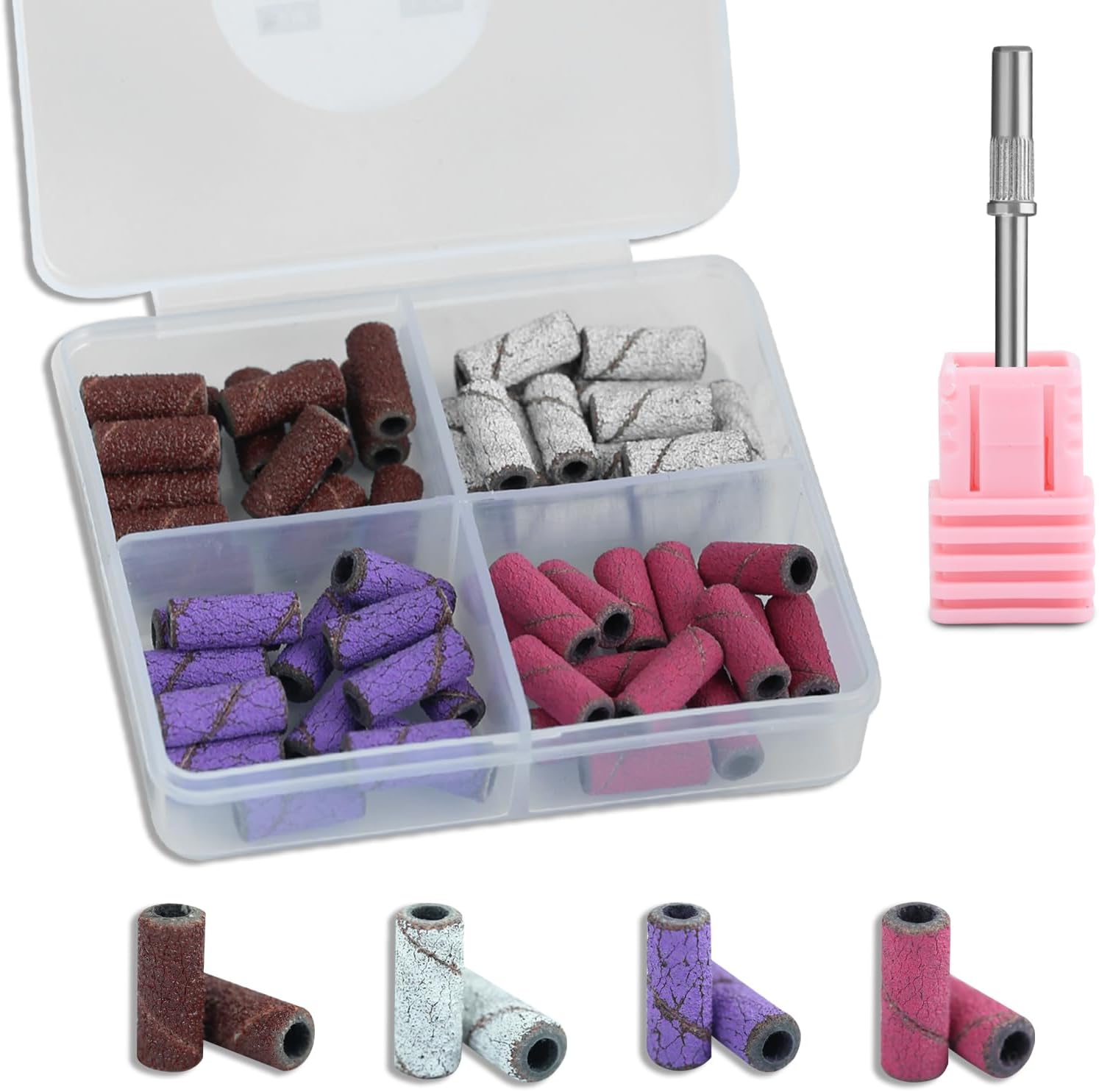 Amazon.com: C12rtive 60 Pcs 3mm Professional Small Sanding Bands ...