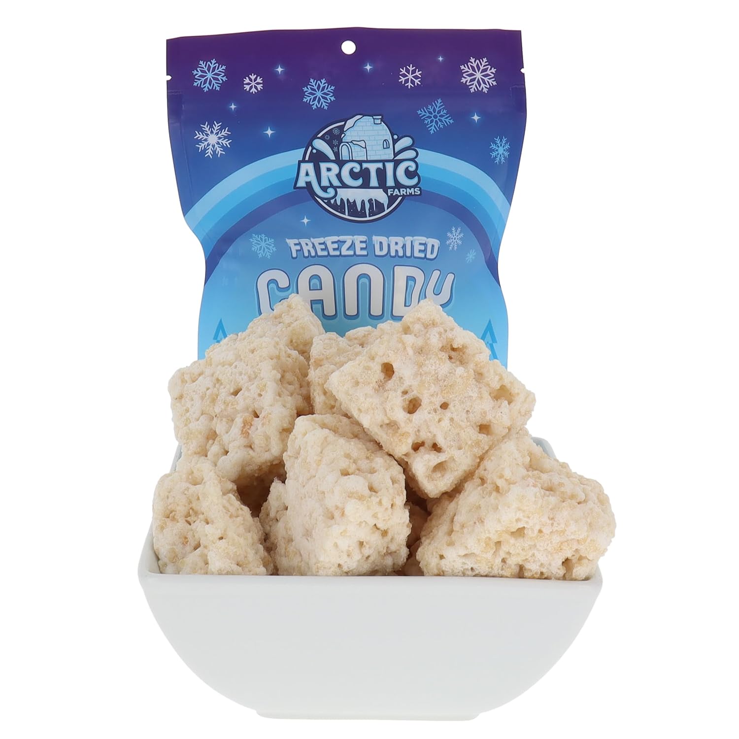 Amazon.com: Arctic Farms Freeze Dried Candy Rice Crispies Bagged and ...