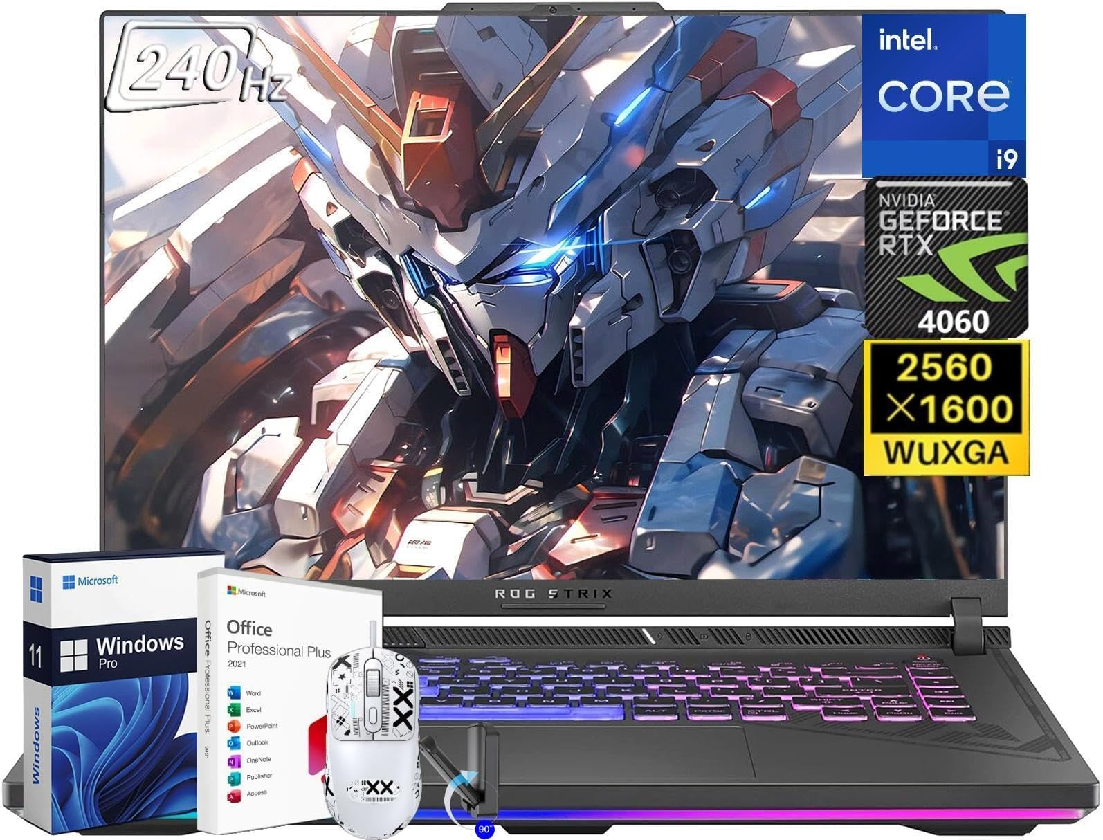 Amazon.com: ASUS ROG Strix G16 Gaming Laptop, 16" 240Hz WQXGA Display ...