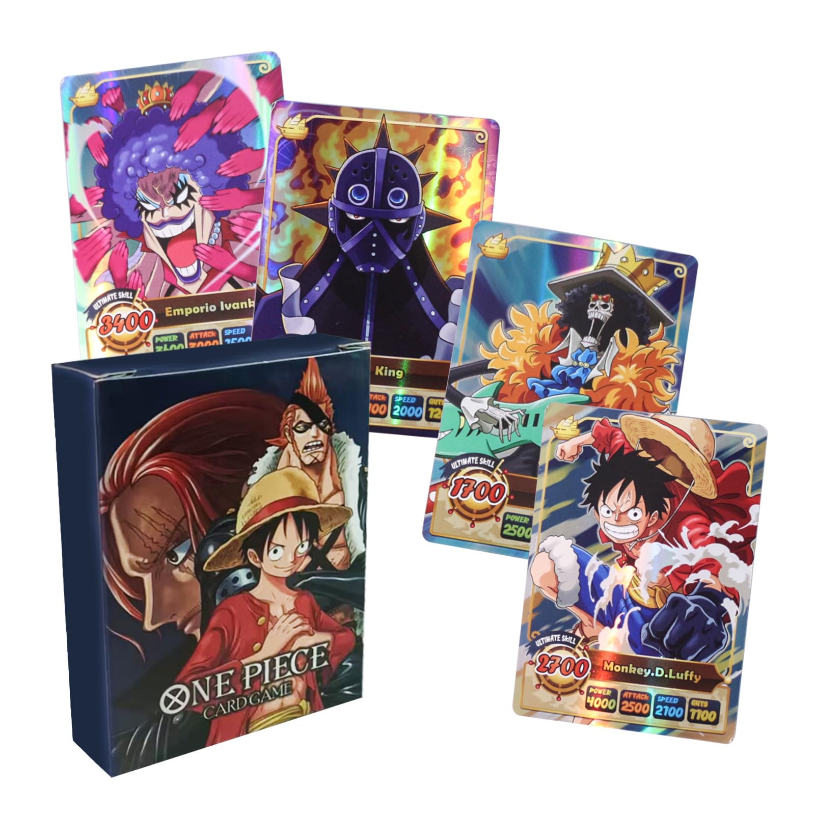 Buy Anime Card Game, 50pcs One-Piece Card, One-Piece Mini Photo Cards ...