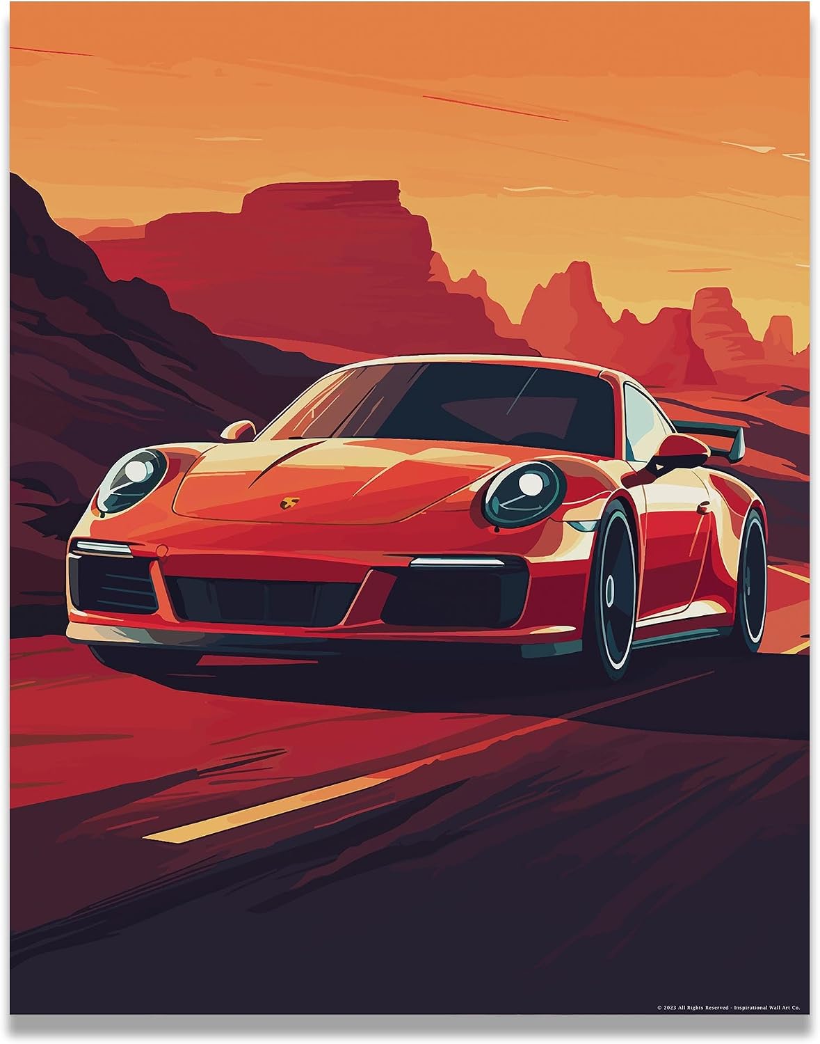Amazon.com: Inspirational Wall Art Co. - The Thrill of Wheels | BMW Car ...