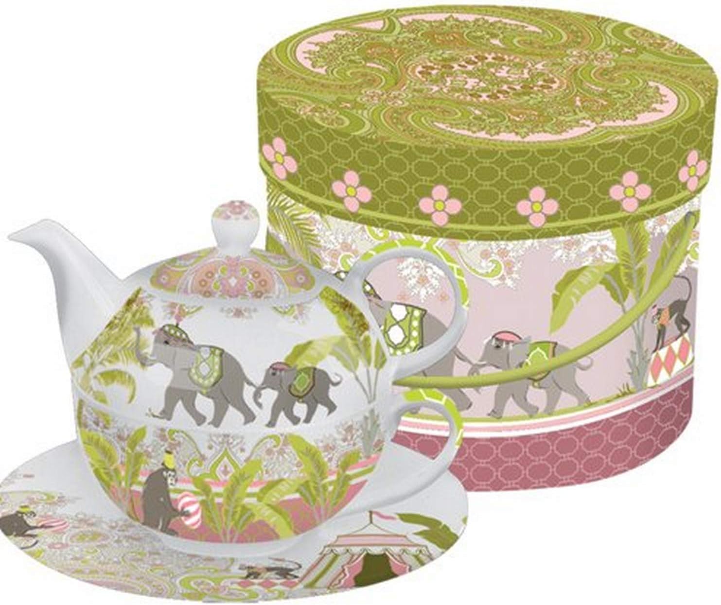 Amazon.com | Paperproducts Design Jour du Cirque Tea for One Set ...