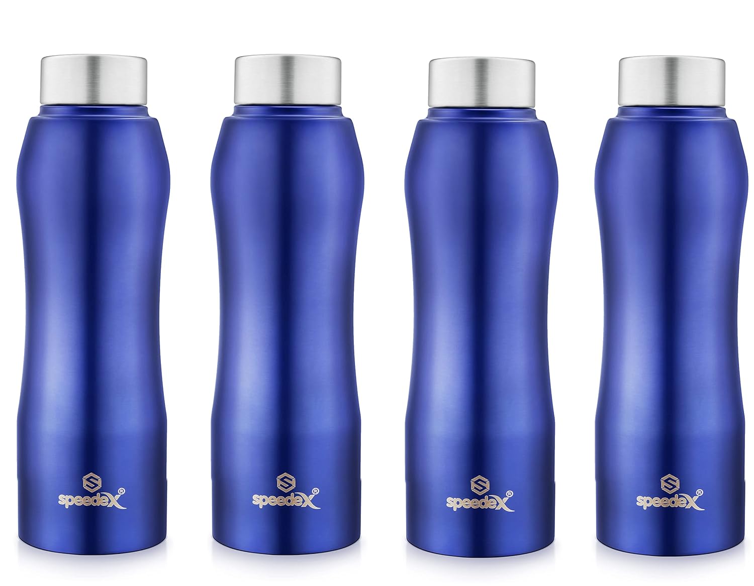 Speedex Steel Dark Blue Water Bottle 1 Ltr with Steel Cap – Leak-Proof ...