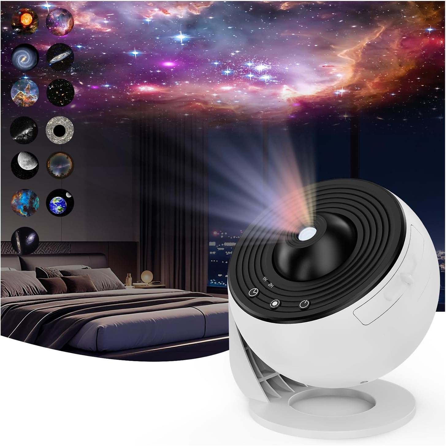 Galaxy Projector, 13 in 1 Planetarium Star Projector for Bedroom Decor ...