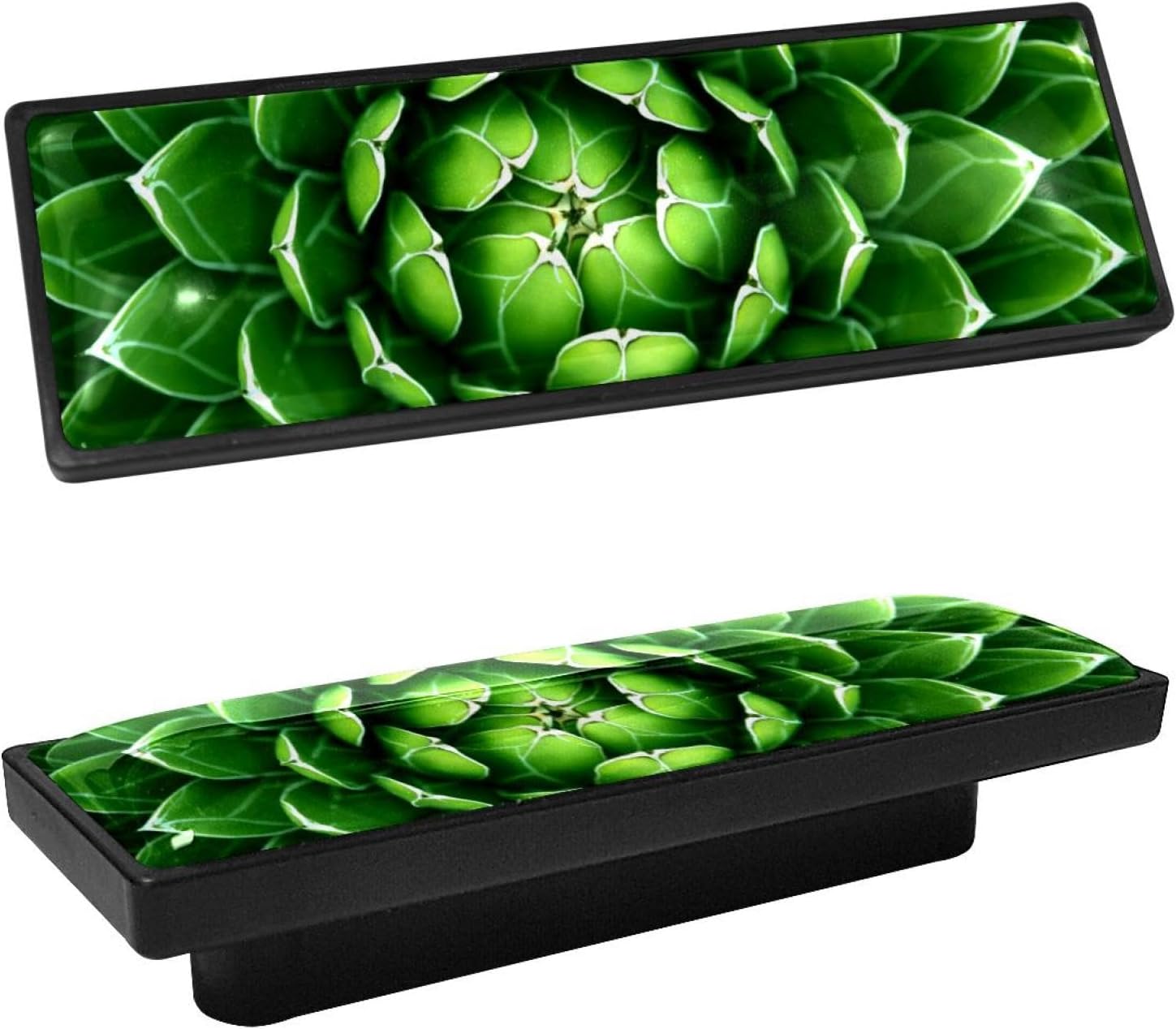 4 Pack Green Cactus Cabinet Knobs Cabinet Pulls Kitchen Cupboard ...