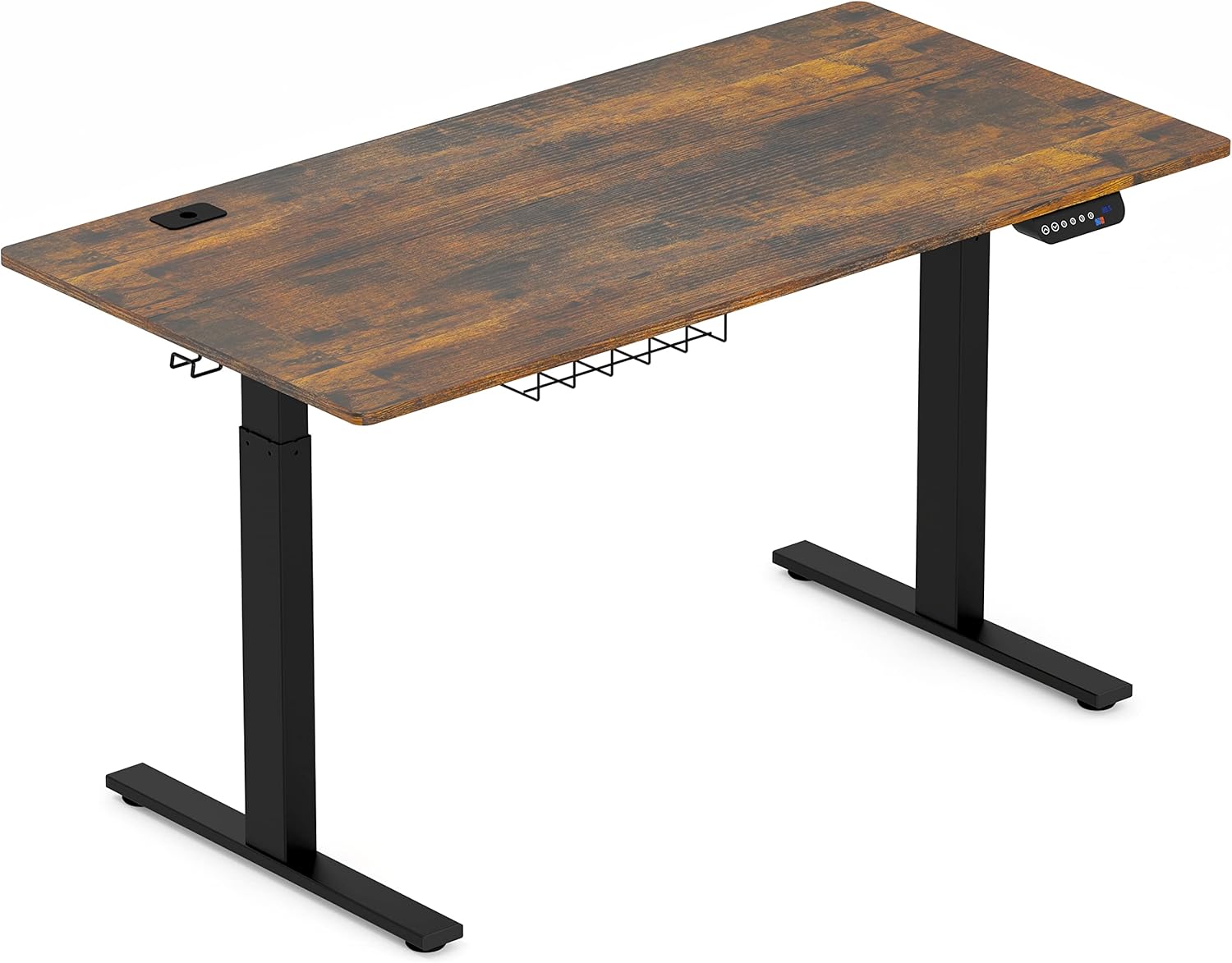 Amazon.com: SHW 55-Inch Large Electric Height Adjustable Standing Desk ...