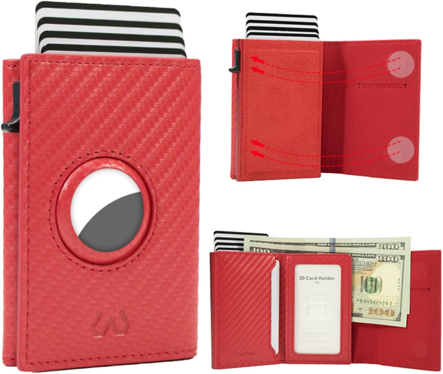 Amazon.com: EMPWT Minimalist Smart Wallet Card Holder for Air Tag ...