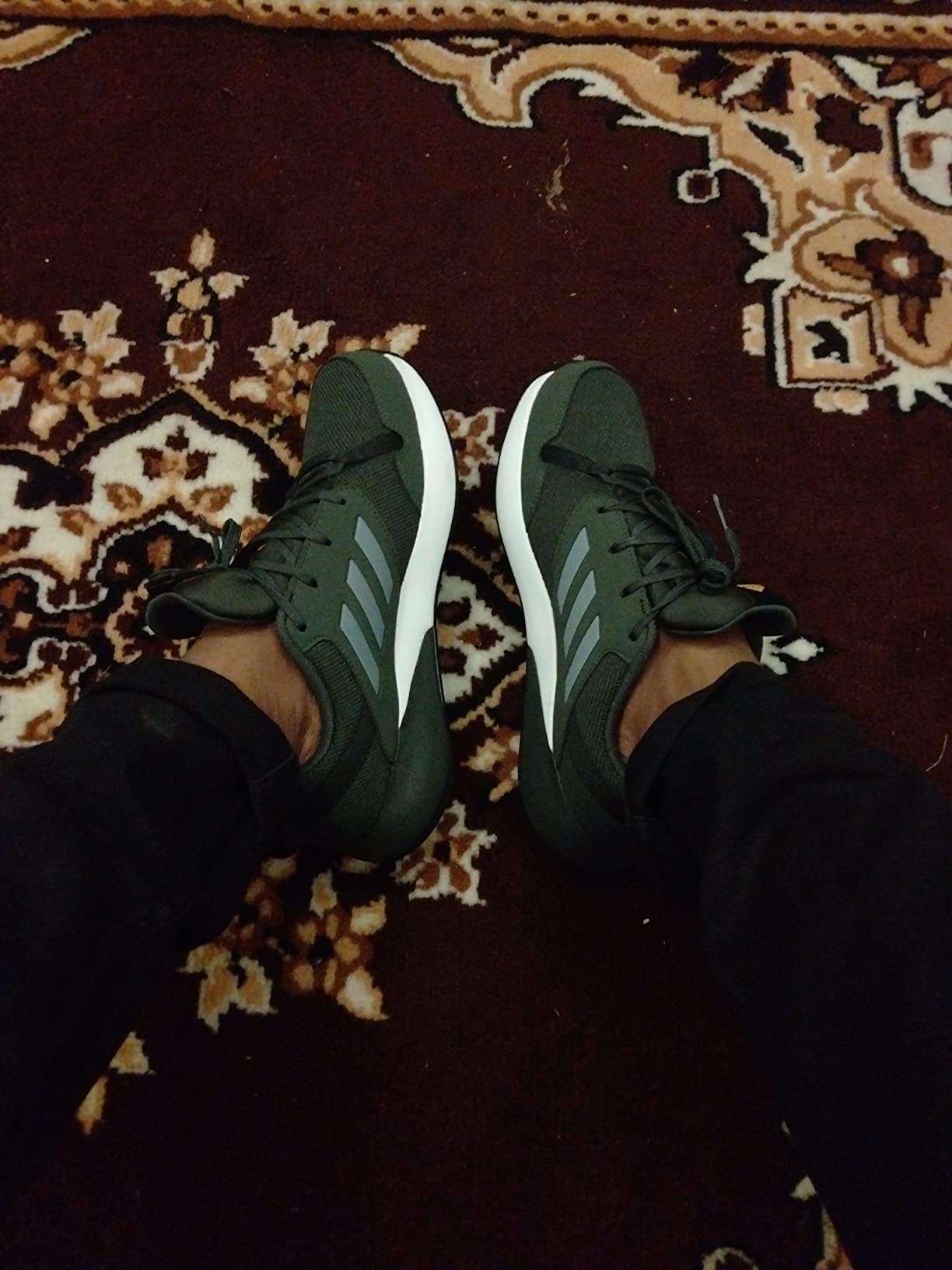 Buy Adidas Men Synthetic CyberRun M Running Shoe CBLACK/Stone/MAGBEI ...