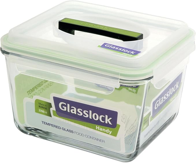 Amazon.com: Glasslock 15-Cup Rectangle Handy Container,White : Home ...