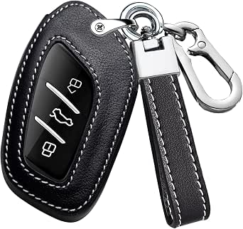 ontto Leather Car Key fob Cover fit for MG HS ZS ZST EV MGS5 MG3 MG4 ...