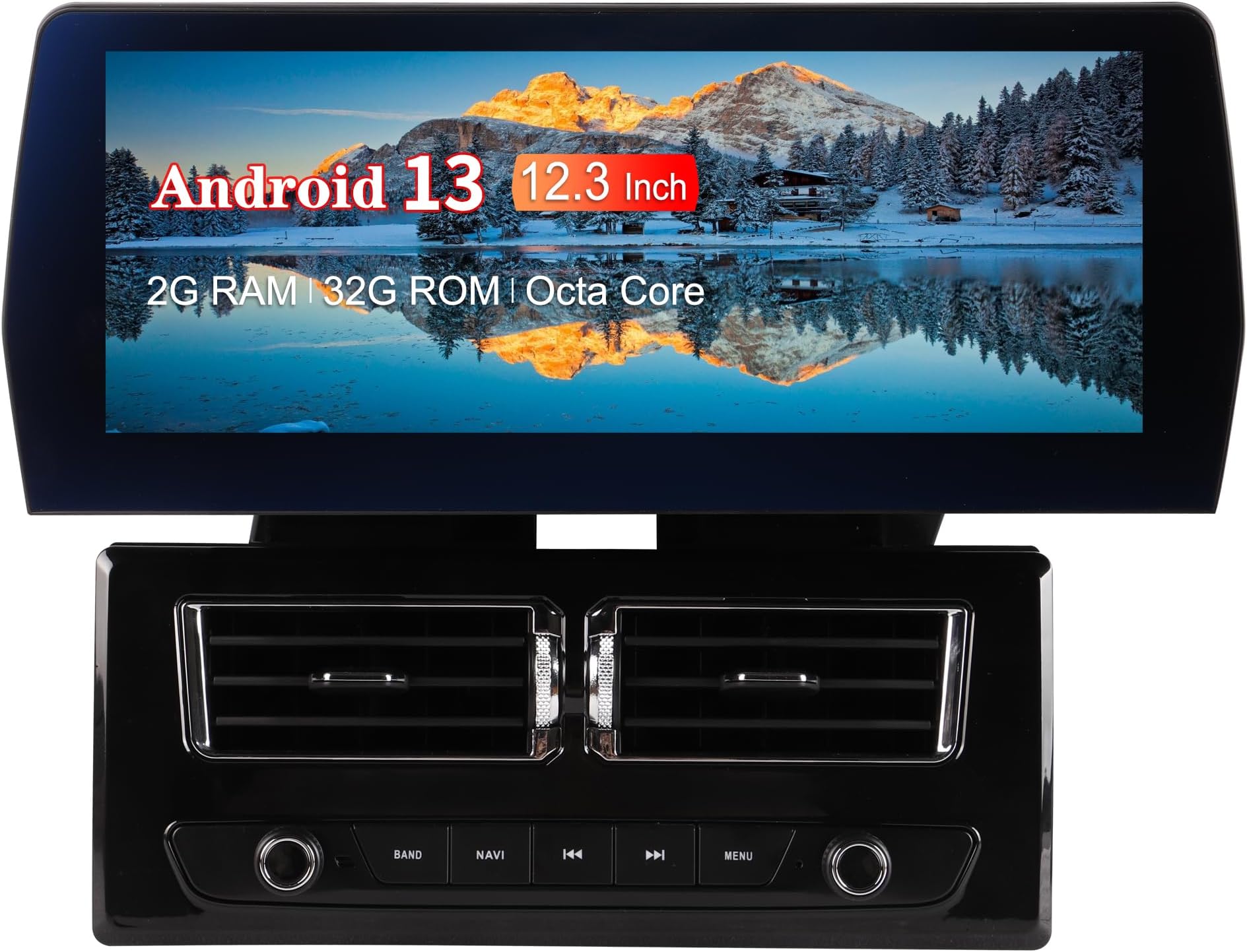 DDKUS Autoradio für BMW E39, Android 13 Autoradio mit GPS Navigation, 12,3-Zoll Touchscreen für ...