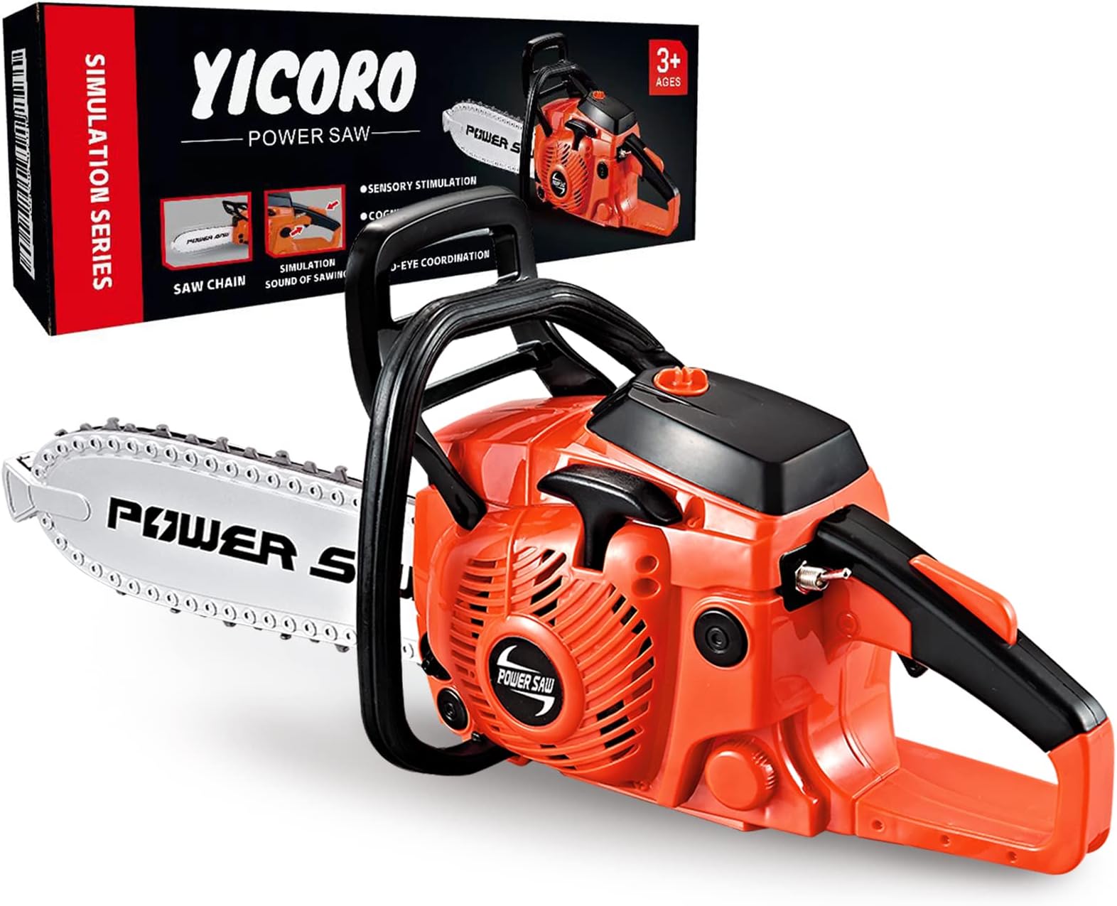 Amazon.com: STIHL Battery Operated Chainsaw with Sound Kids Toy, for 3 ...