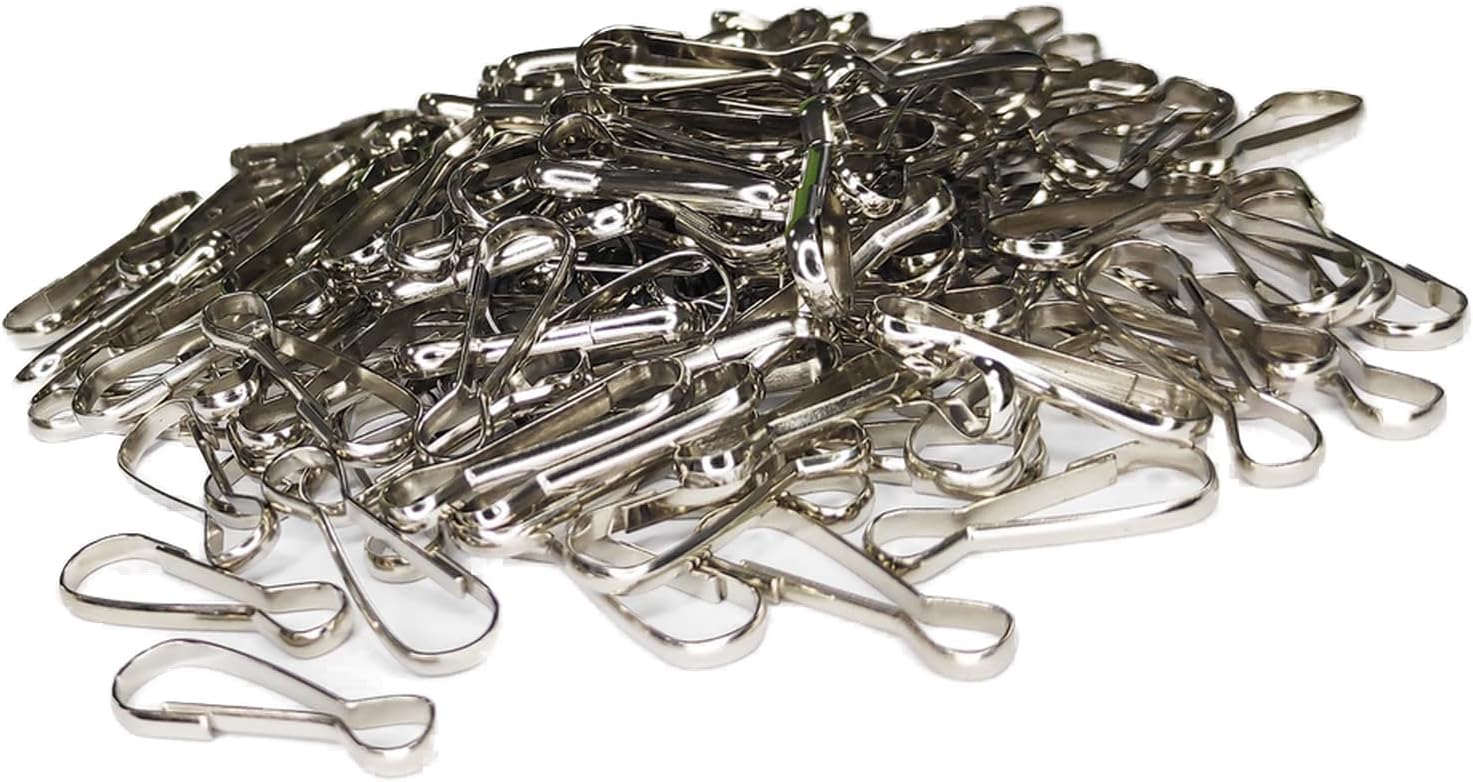 Amazon.com: Mini Skater 0.59Inches Mini Metal Spring Hooks, Tiny ...