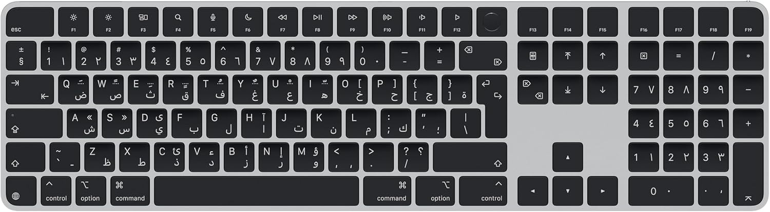 Apple Magic Keyboard with Touch ID and Numeric Keypad for Mac models ...