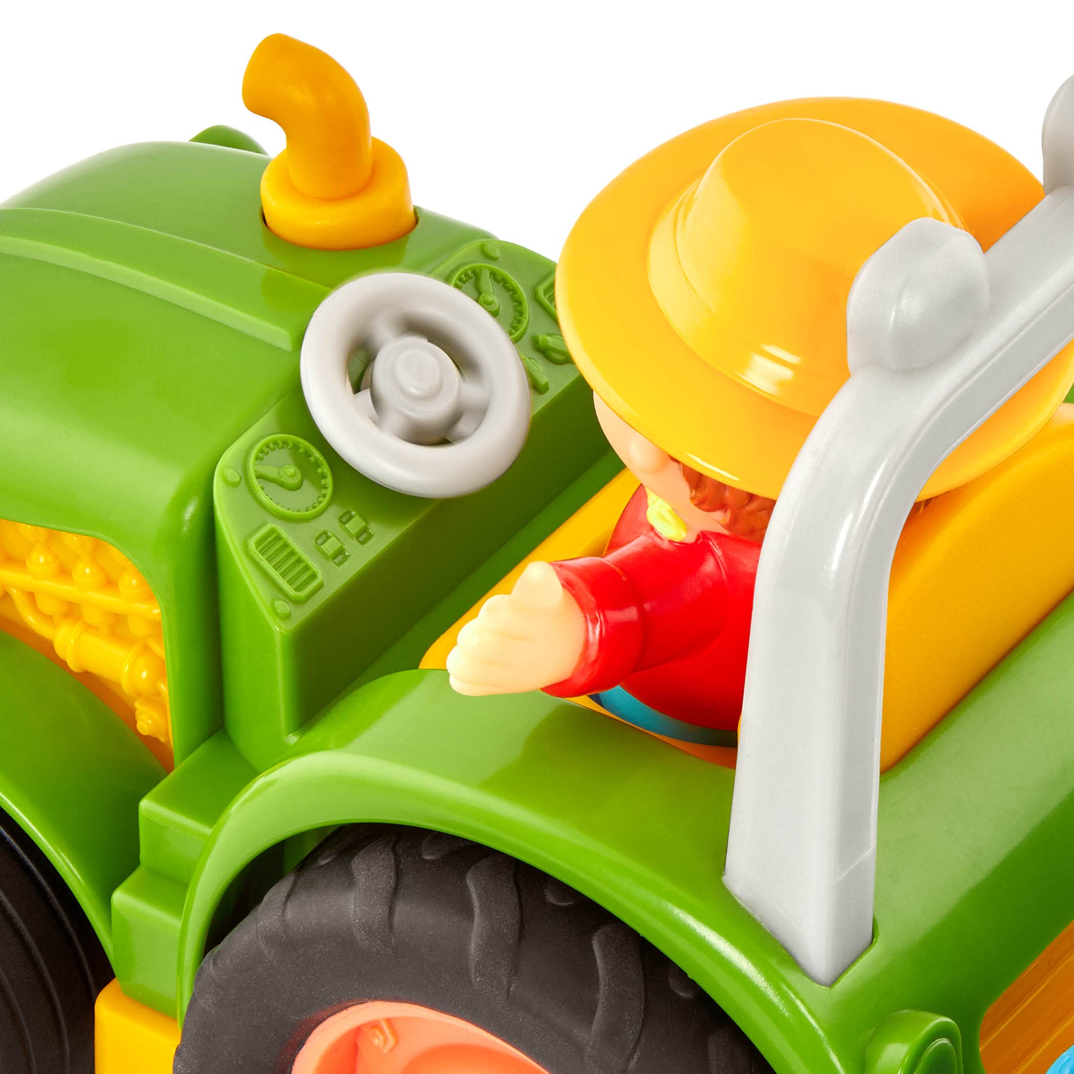 Battat – Farm Toys for Toddlers, Kids – Lights & Sounds Toy Tractor ...
