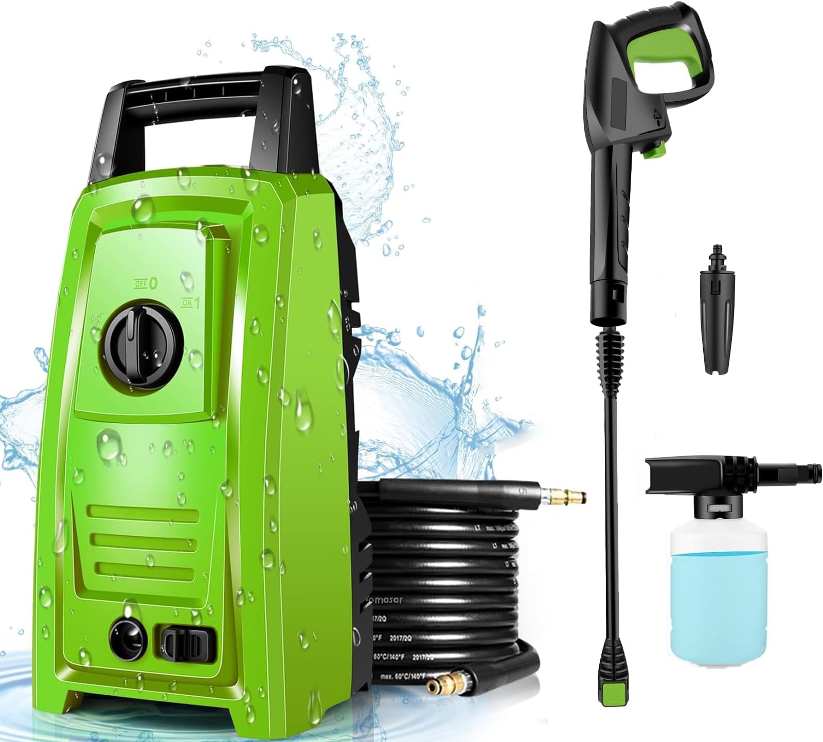 Amazon.com : Suyncll Electric Pressure Washer, PD3010 High Power Washer ...