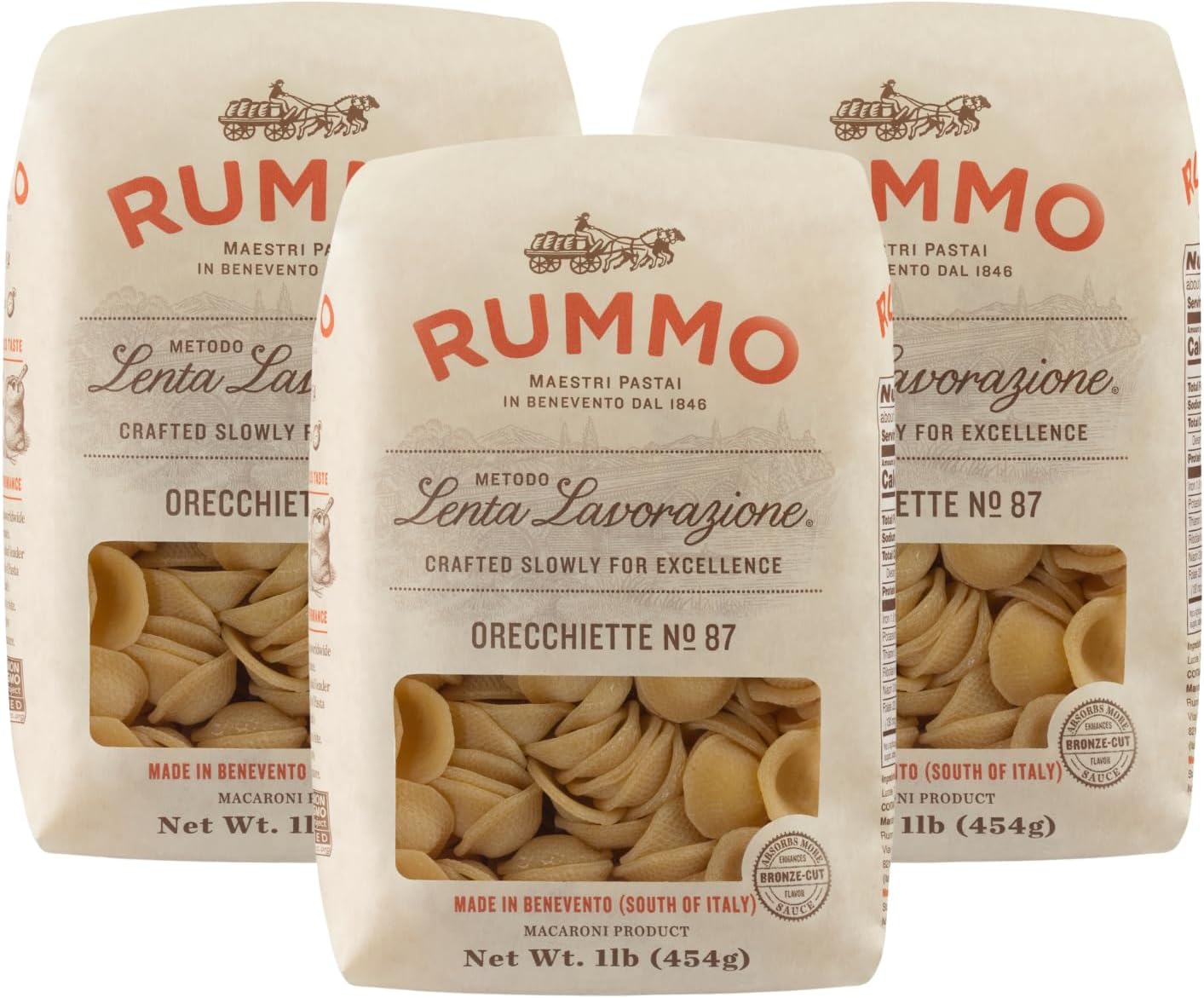 Amazon.com : Rummo Orecchiette Pasta N.87 - Orecchiette Pasta Noodles ...