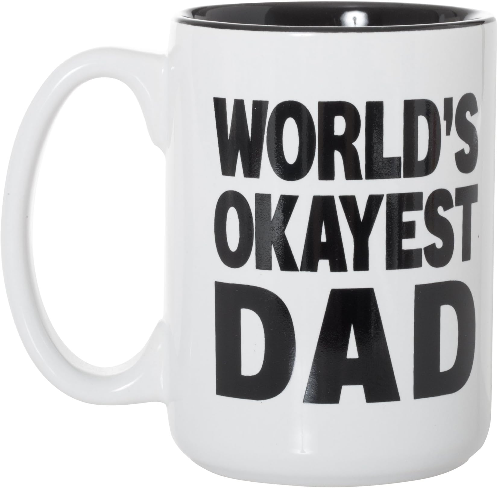 Amazon.com: World's Okayest Dad Coffee Mug - 11 Oz Mug - Nice ...