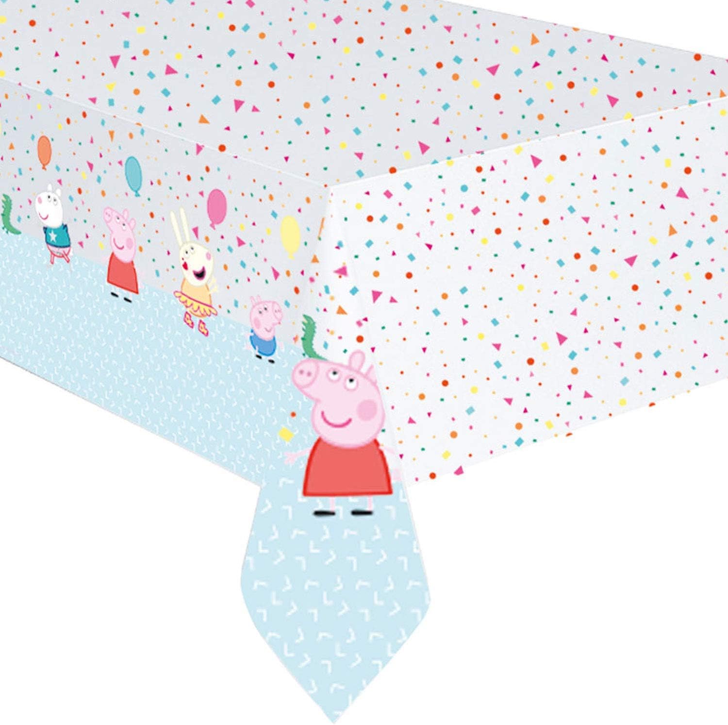 Amazon.com: Peppa Pig Party Table Cover Plastic 54" x 96" 1ct : Toys ...