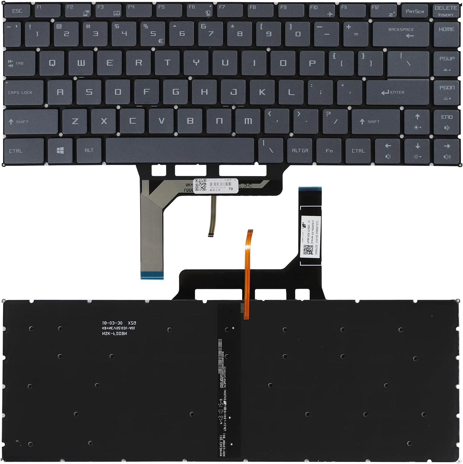 Amazon.com: Laptop Replacement Keyboard Fit MSI GF63 US Layout with C ...