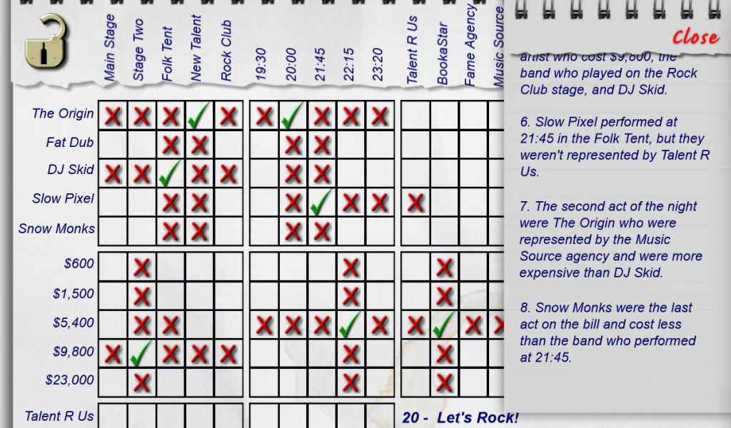 Gridzle Vol.1 - Grid Detective Puzzles - App on Amazon Appstore
