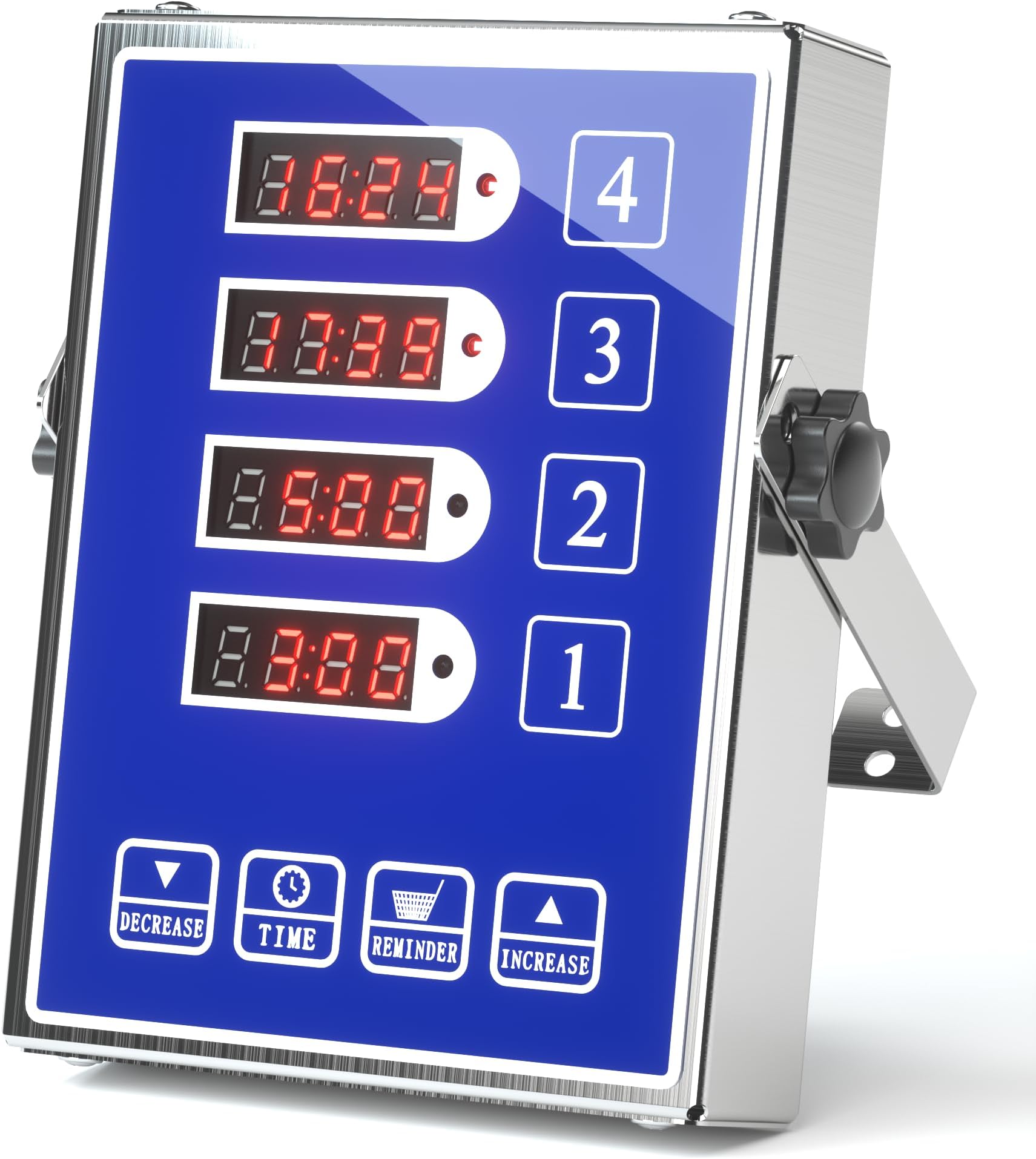 Amazon.com: Commercial Kitchen Timer with 4 Channels, Digital Timer for ...
