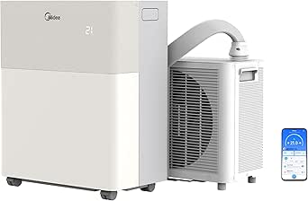 Midea PortaSplit-E Mobile Klimaanlage,Kühlen A++/Heizen A+, 12000 BTU 3 ...