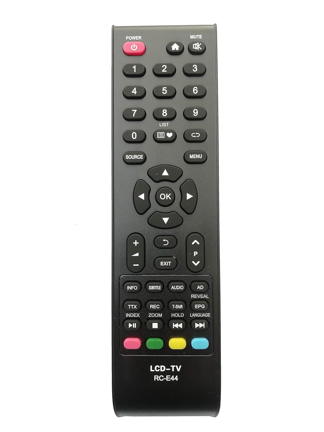 Buy LipiWorld® RC-E44 LCD LED TV Remote Control (Suitable for Intex Led ...
