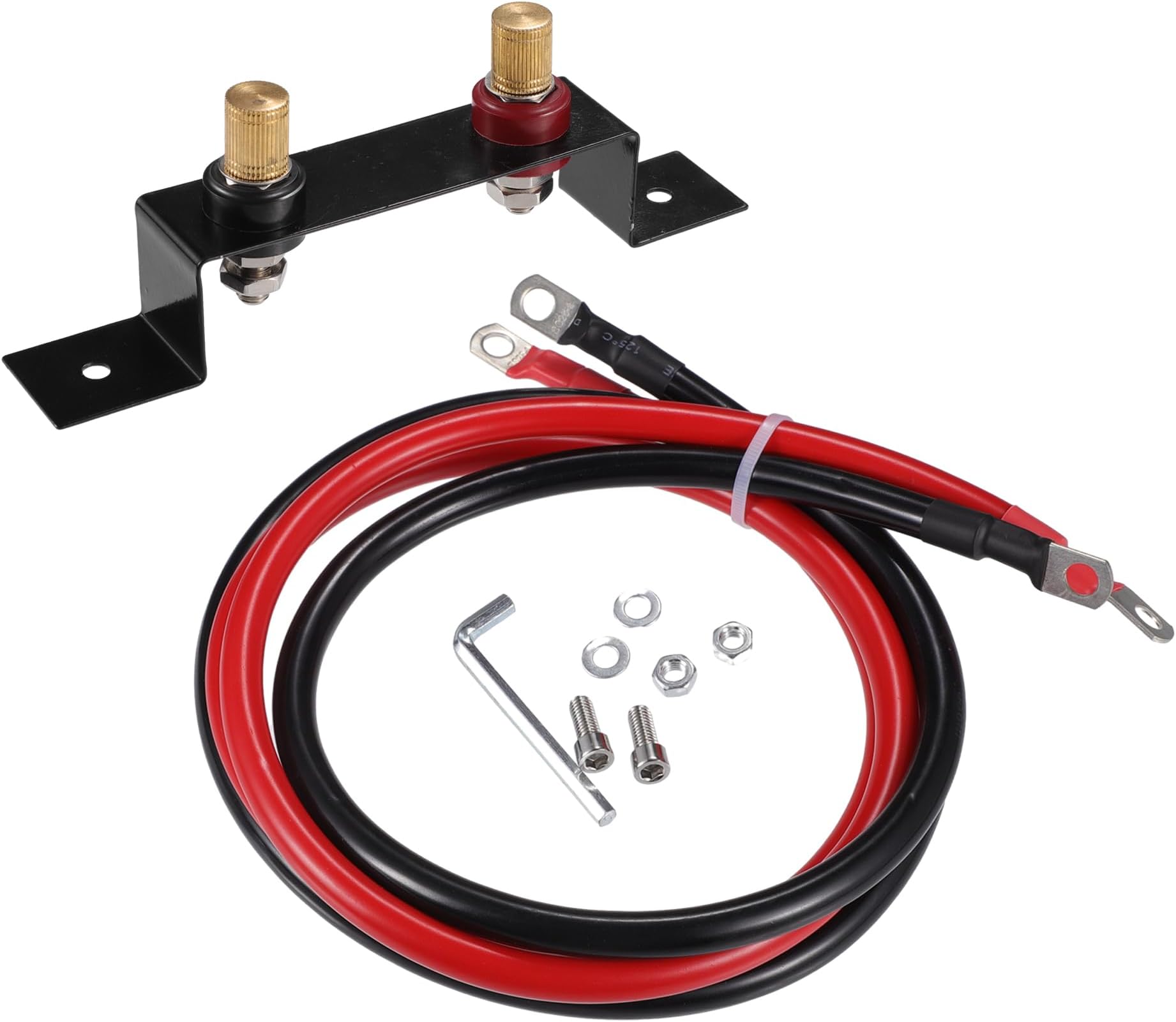 Amazon.com: uxcell 1 Set 4AWG Battery Jump Post Kit Cable and Mounting ...