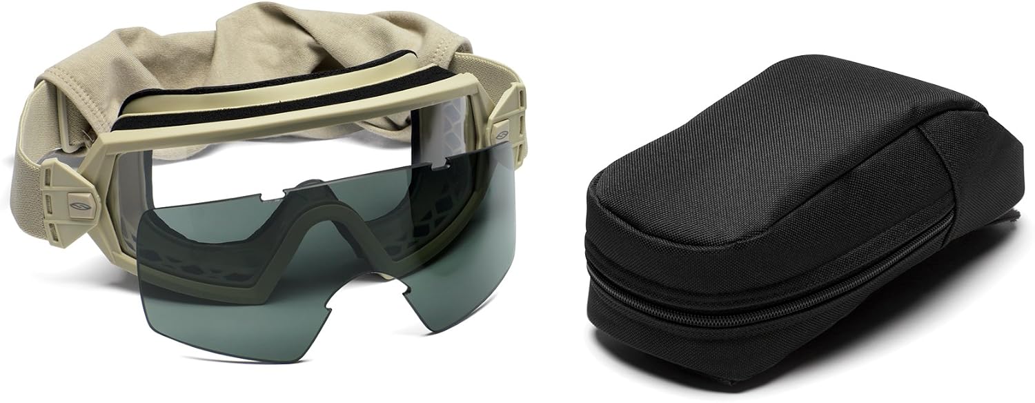 Amazon.com : Smith Optics Outside The Wire Goggle with Clear Installed ...
