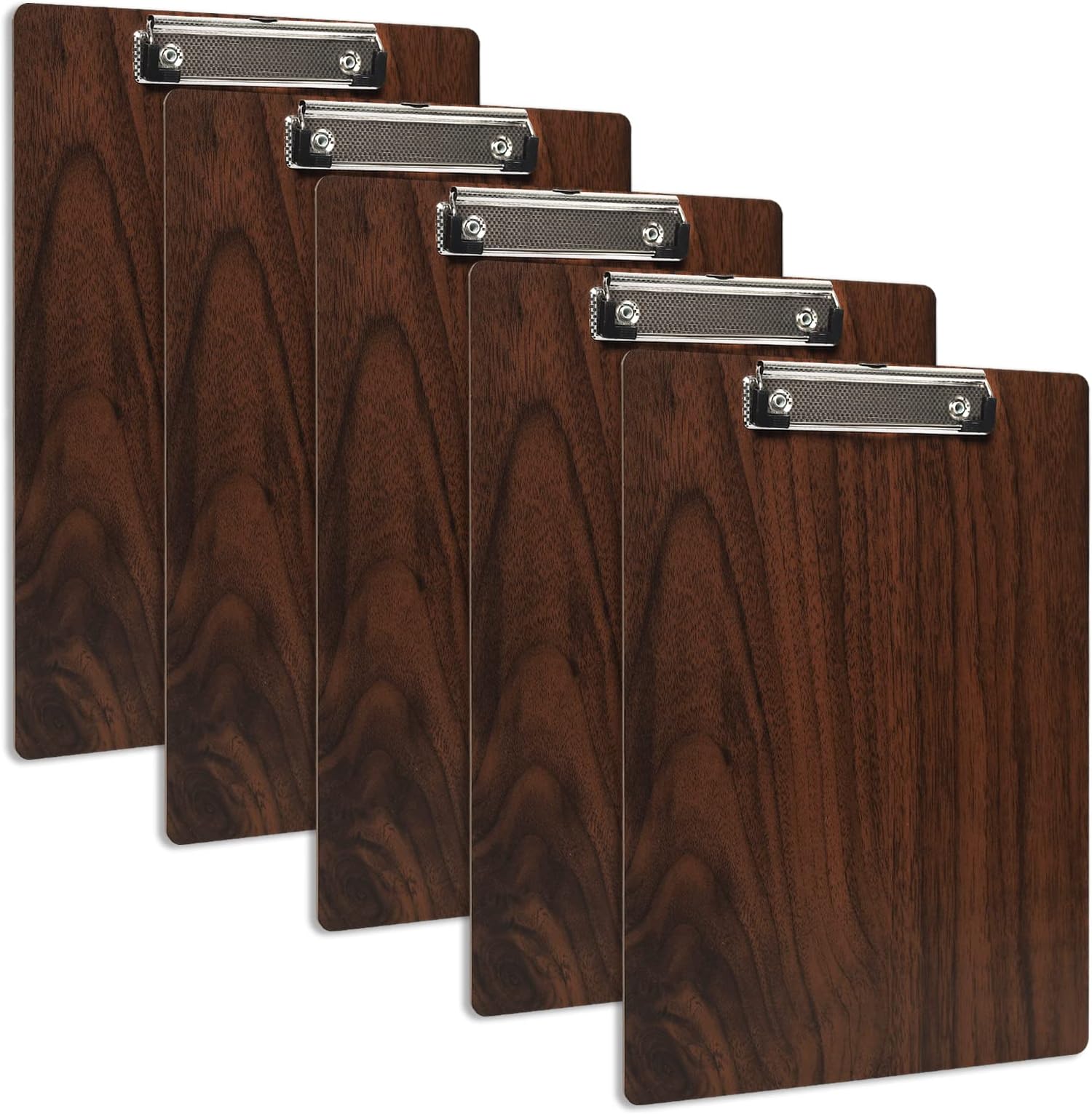Couple Rings 5 Pack Wooden Clipboards - A4 Letter Size Hardboard Clip ...