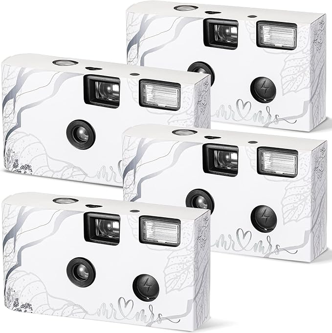 Amazon.com : 4 Pcs Disposable Camera Single Use Film Camera One Time ...