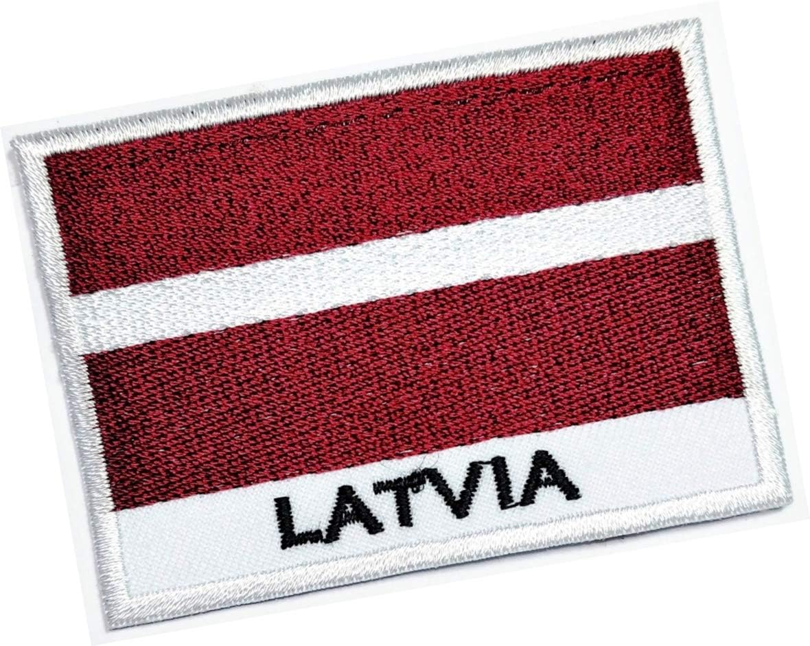 Amazon.com: ONCEX Latvia Flag Emblem Military Tactical Patches National Country Latvia Flag ...