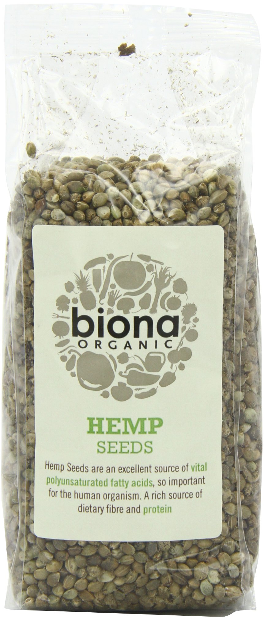 Amazon.com: Biona Organic Whole Hemp Seeds 250 g (Pack of 4) : Grocery ...