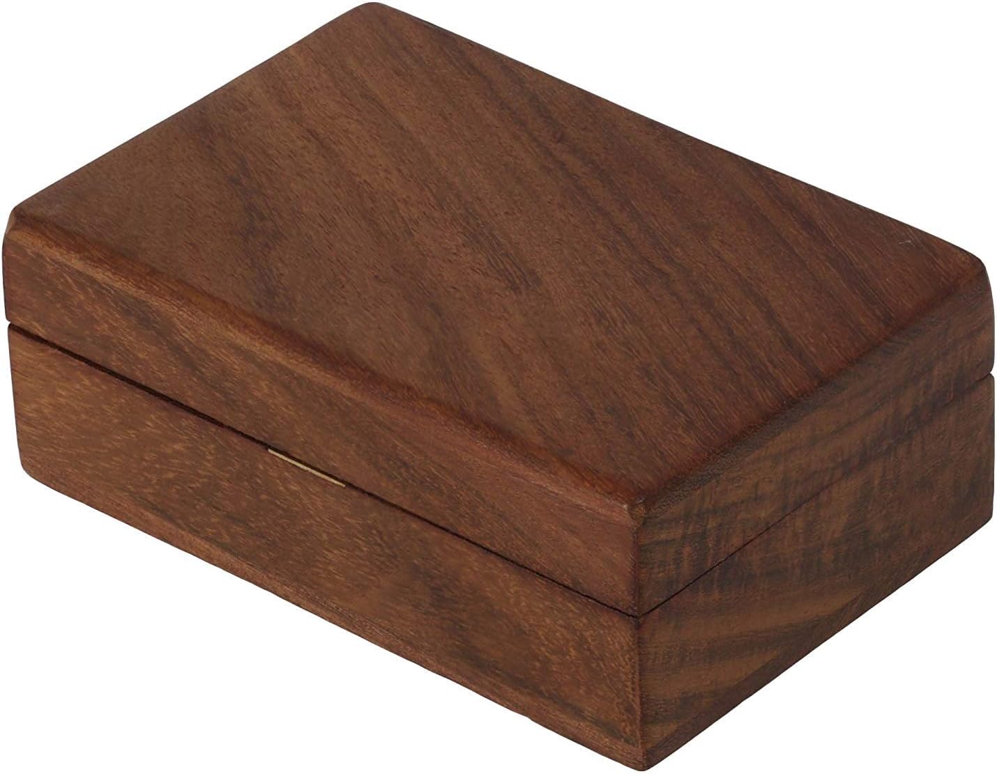 Amazon.com: S.B.ARTS Premium Wooden Mini Jewellery Box Plain -Trinket ...