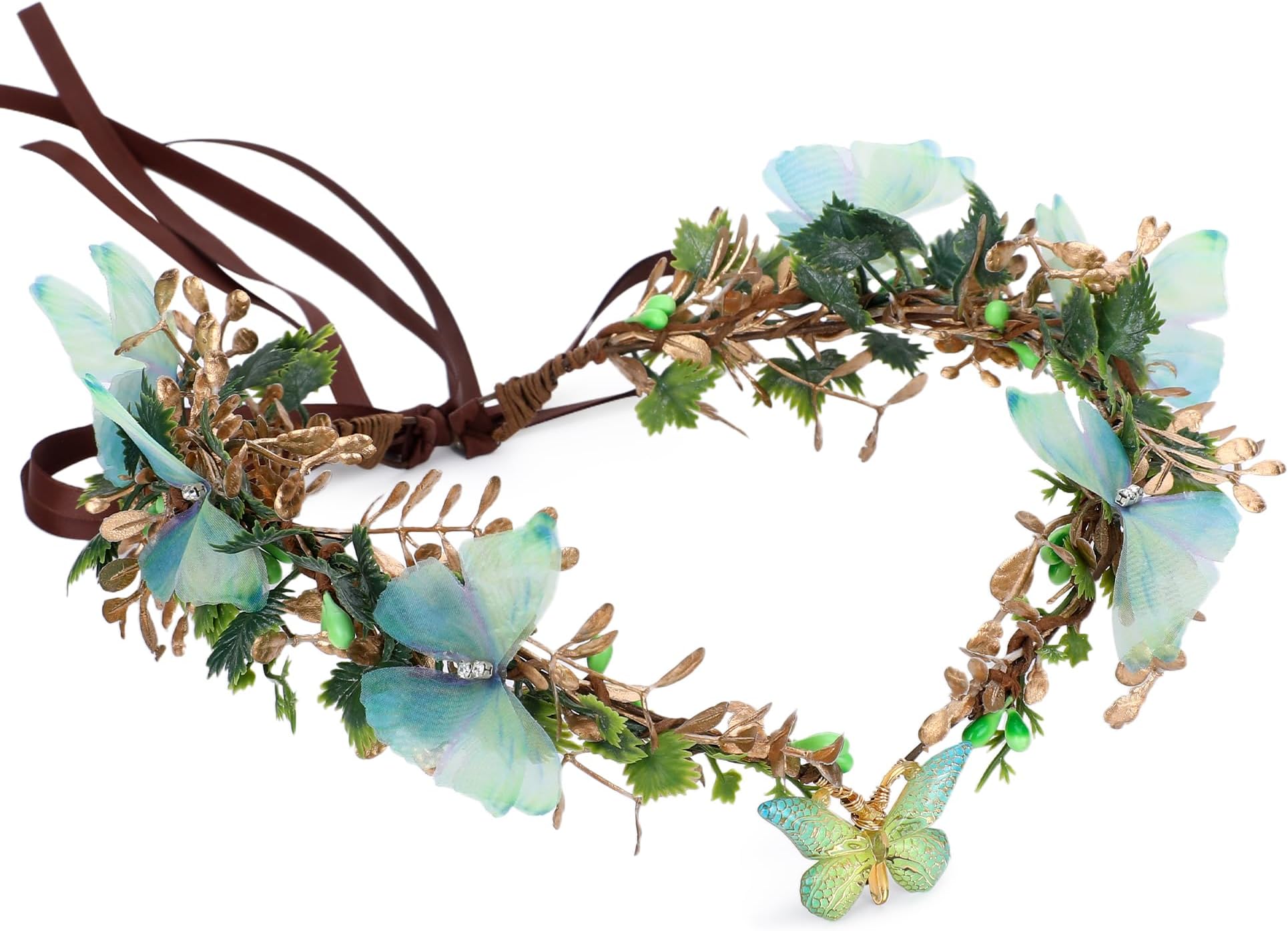 Amazon.com : Kilshye Butterfly Wedding Tiaras and Crowns Silver ...