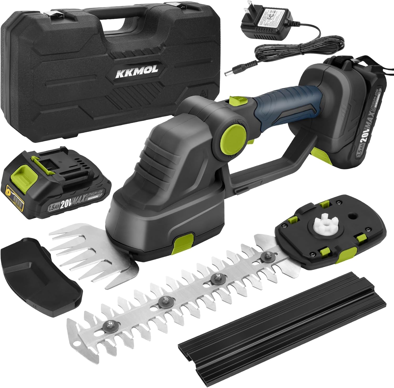 Amazon.com : KKMOL Cordless Hedge Trimmer-Electric Shrub Trimmer Grass ...